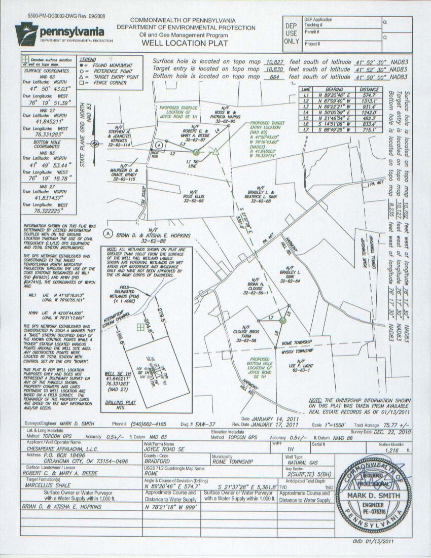 The Joyce Road Neighborhood: Drilling Permits