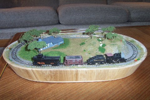 N-scale trains....