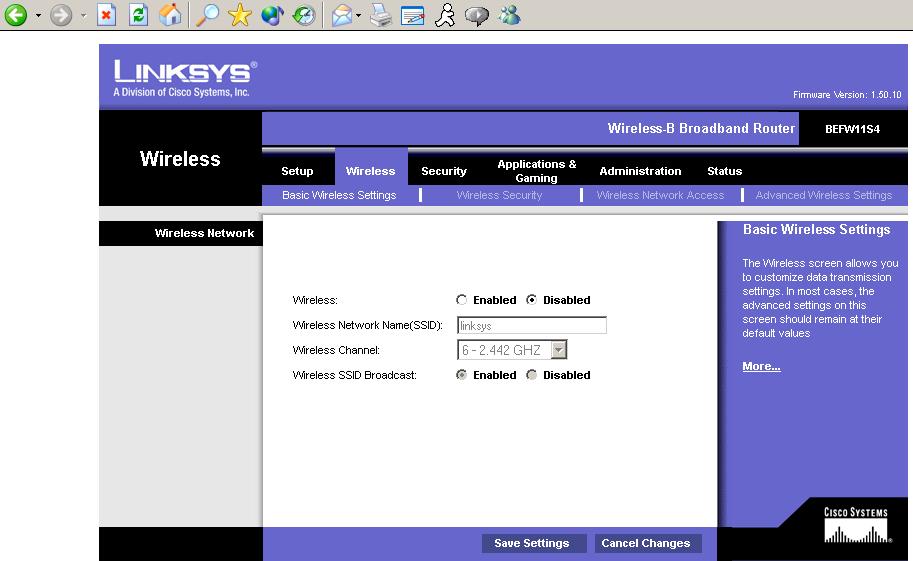 Basic Wireless Setup